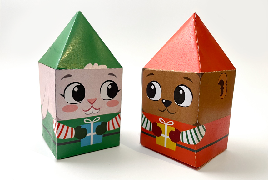 Christmas paper toy, free download – Leonora Camusso