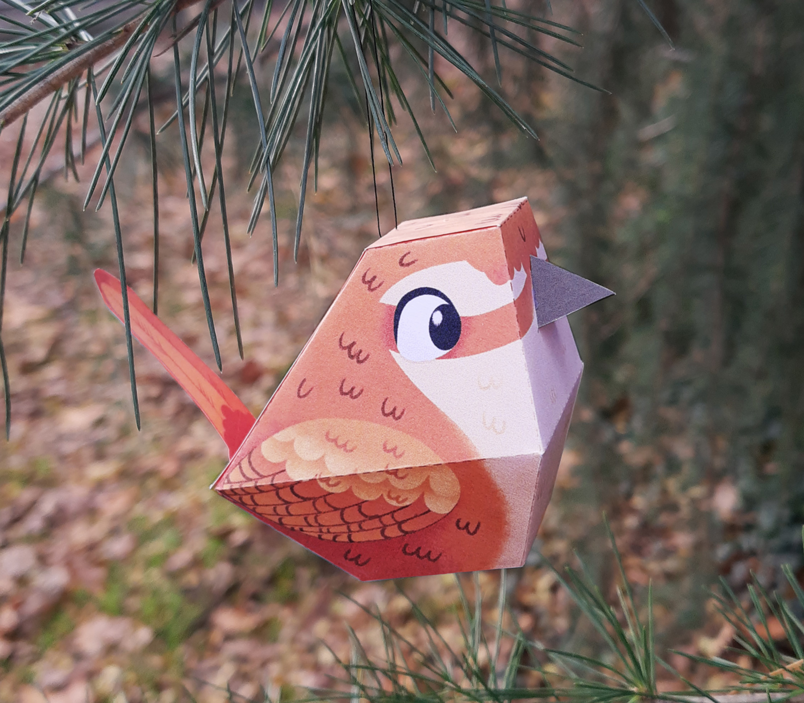 Paper toys for Christmas 2021: Wren – Leonora Camusso